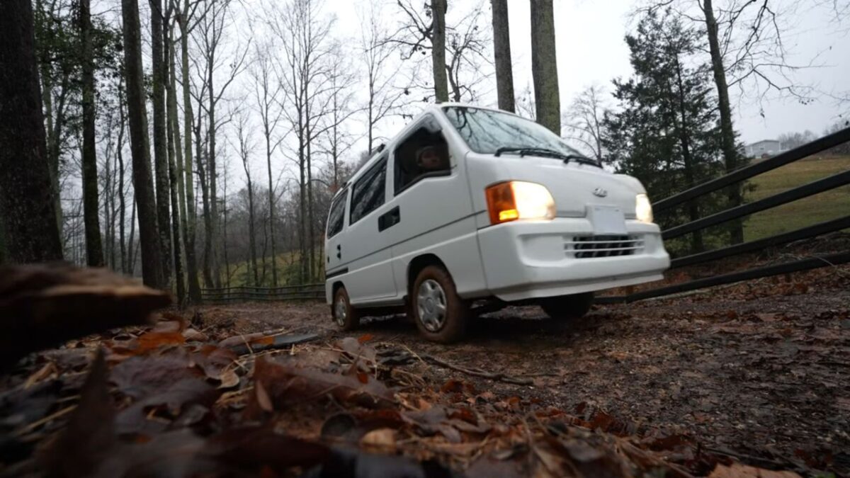 YouTuber Turns 1999 Subaru Van Into Smallest Off-Grid Camper