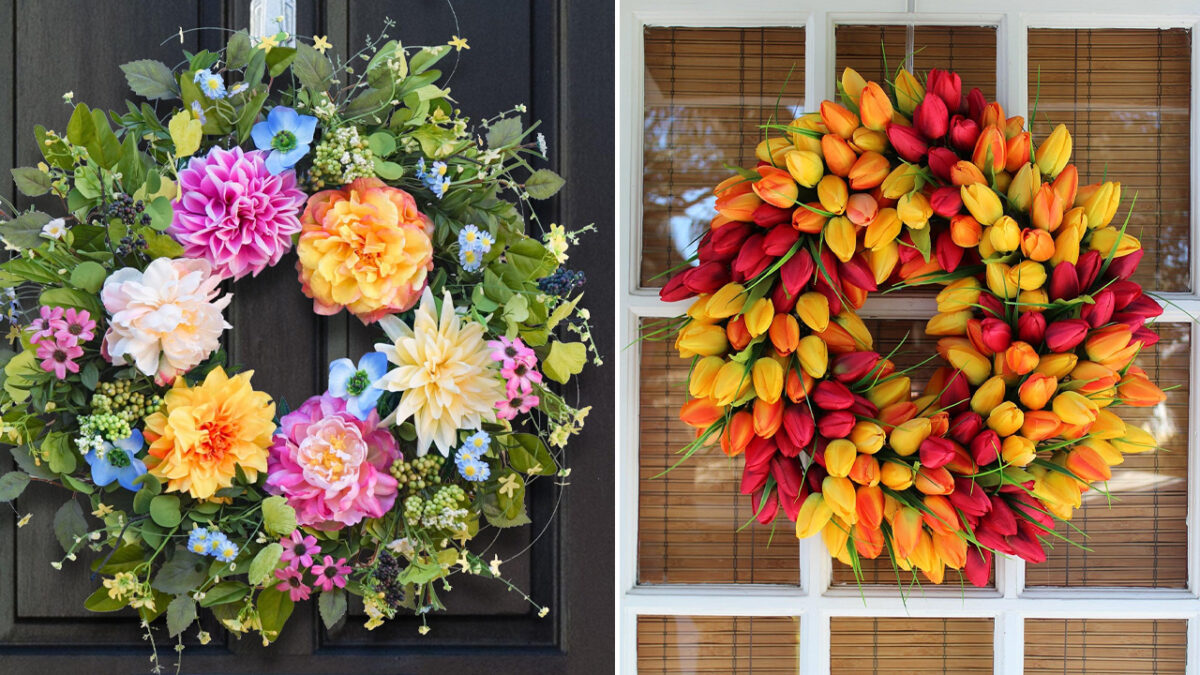 Best Spring Wreaths on Amazon You can Buy Right Now
