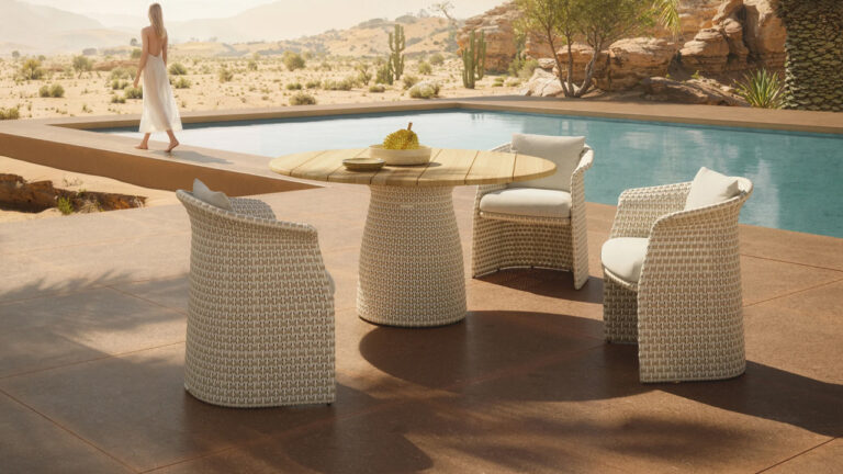Fllair Woven Furniture Collection by Samuel Wilkinson for Dedon