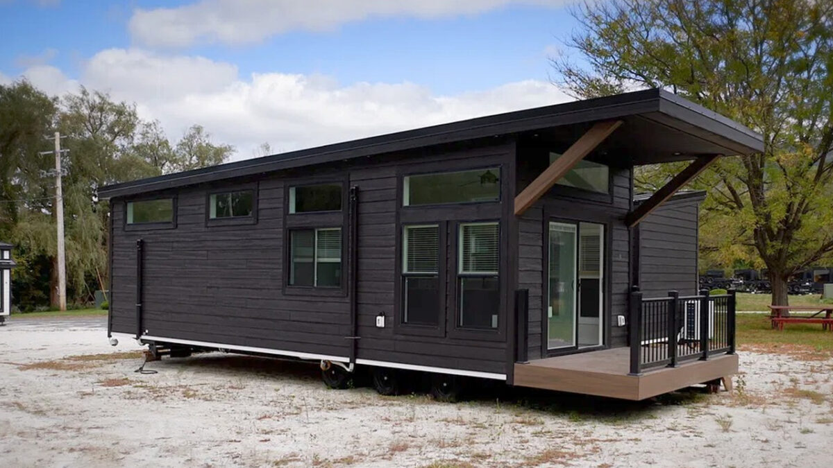 400 sq. ft. Modern Wedge Tiny House is on Sale for $109K