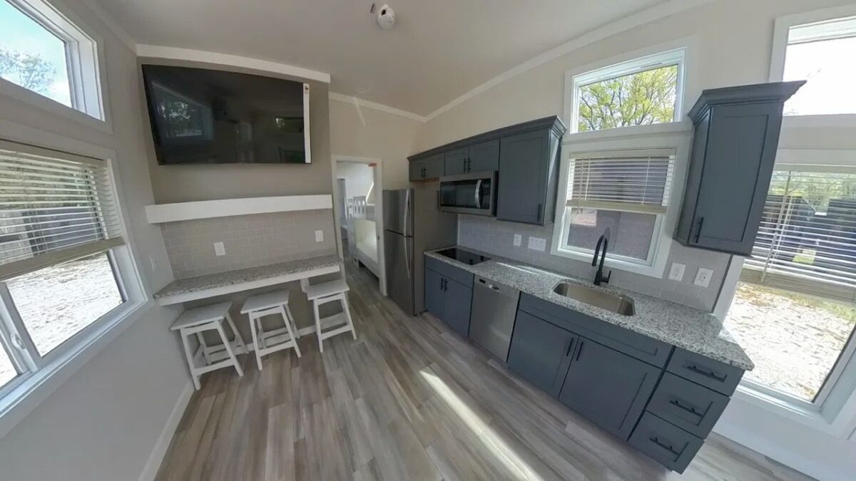 400 sq. ft. Modern Wedge Tiny House is on Sale for $109K