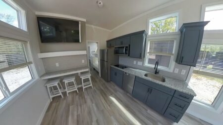 400 sq. ft. Modern Wedge Tiny House is on Sale for $109K