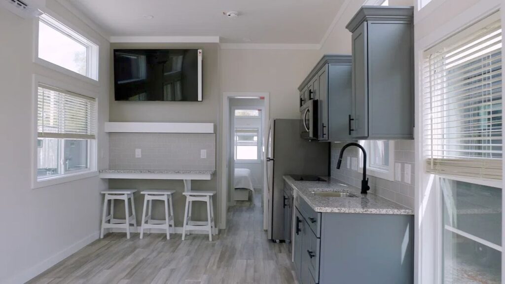 400 sq. ft. Modern Wedge Tiny House is on Sale for $109K