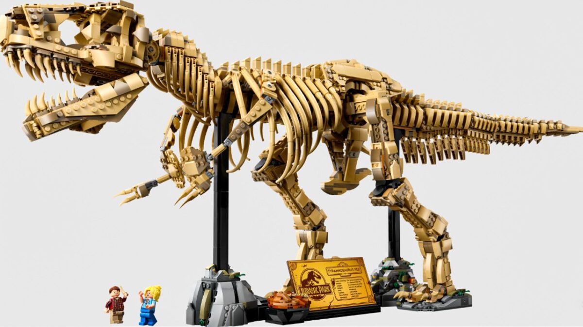 LEGO Brings Most Realistic T-Rex Skeleton for Jurassic Park Fans