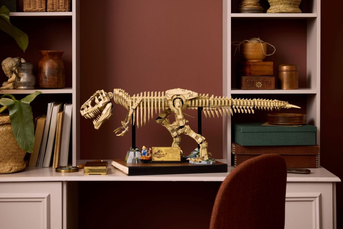 LEGO Brings Most Realistic T-Rex Skeleton for Jurassic Park Fans