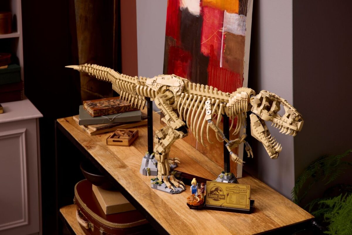 LEGO Brings Most Realistic T-Rex Skeleton for Jurassic Park Fans