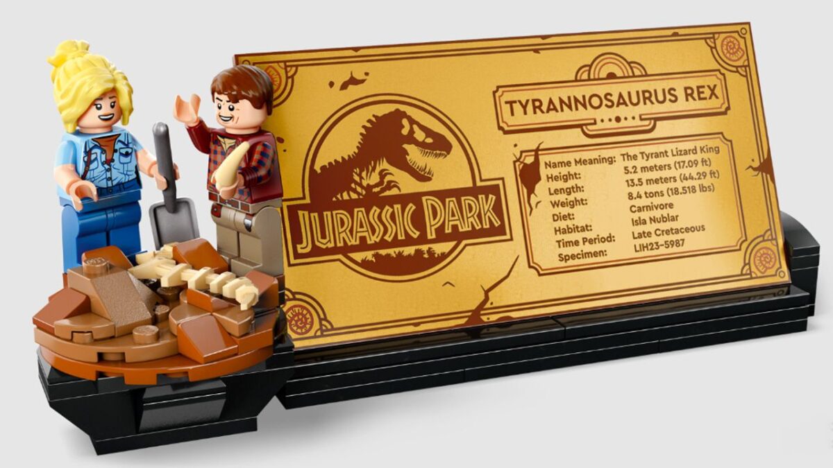 LEGO Brings Most Realistic T-Rex Skeleton for Jurassic Park Fans
