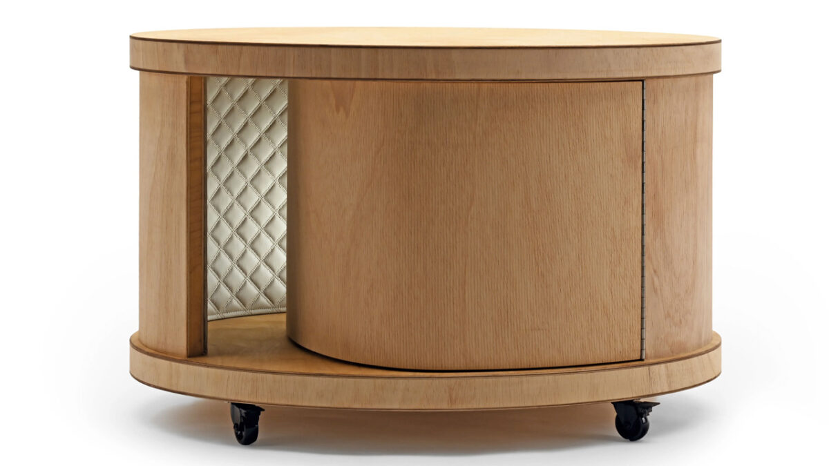 Noise-Reducing Dog House 'Pet Shell' Doubles as Coffee Table