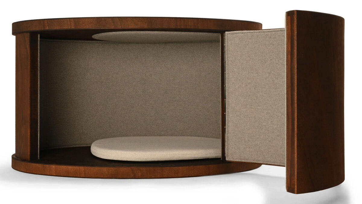 Noise-Reducing Dog House 'Pet Shell' Doubles as Coffee Table