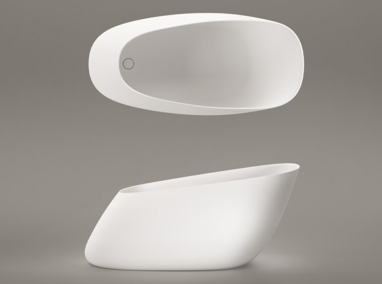 Pointe Bathtub by Karim Rashid is Inspired by Ballet Shoe