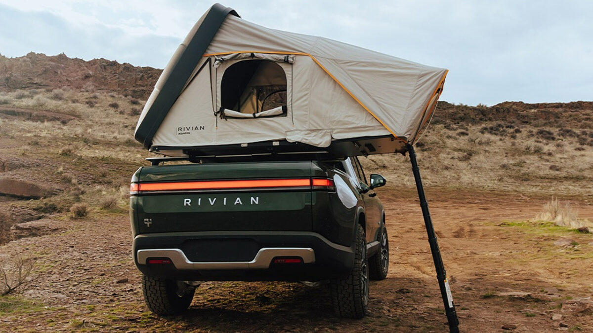 iKamper Skycamp Mini Rooftop Tent for Rivian R1T and R1S