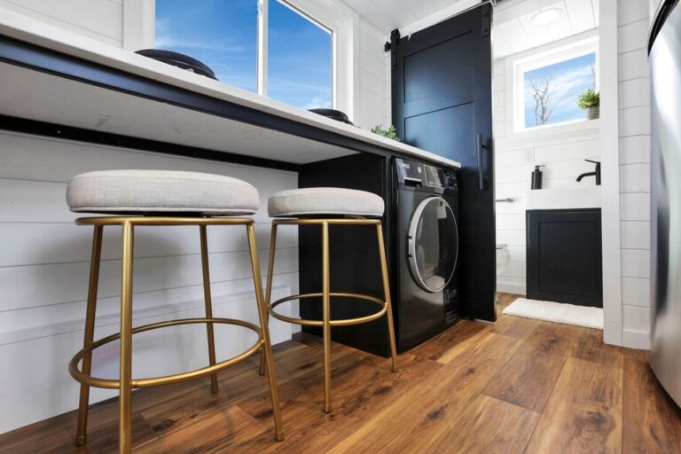 Shadow Tiny House has Modern Design With Practical Storage