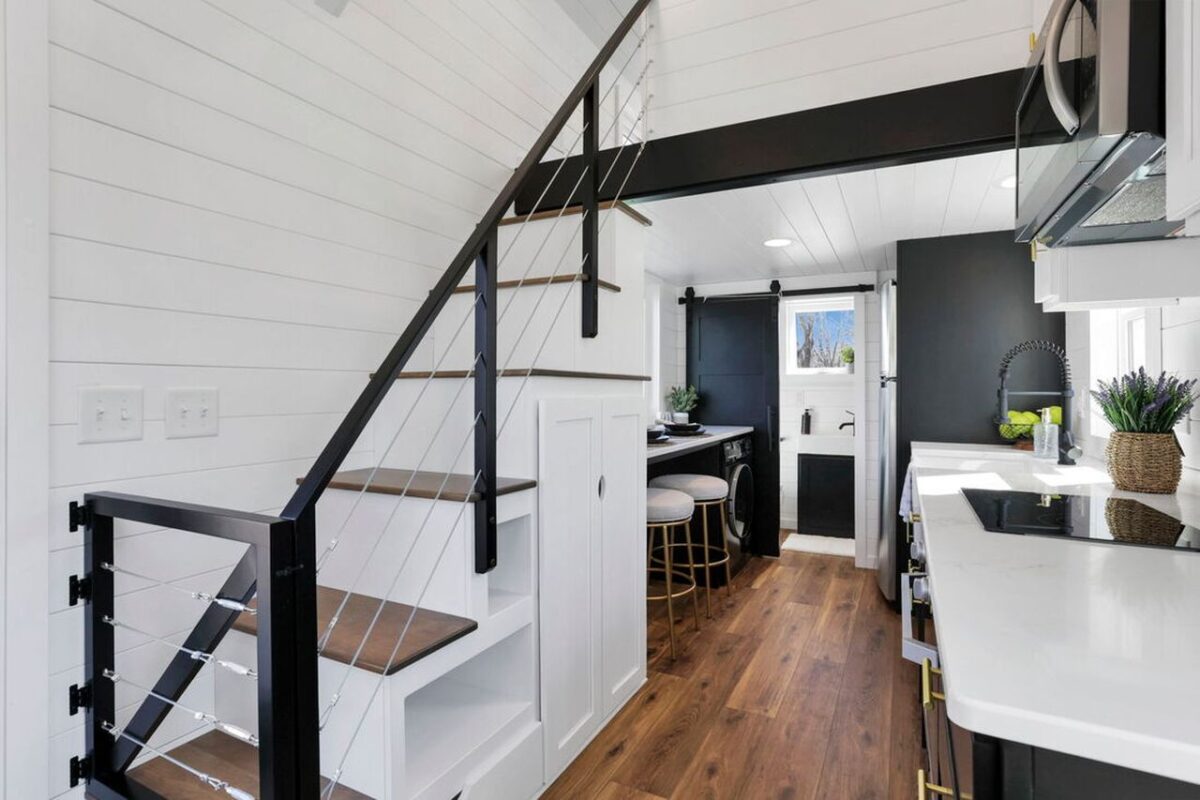 Shadow Tiny House has Modern Design With Practical Storage