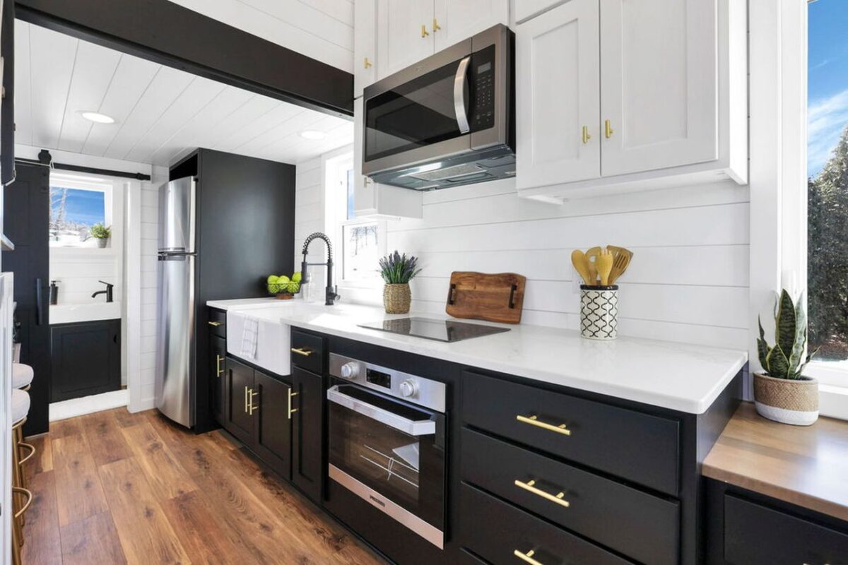 Shadow Tiny House has Modern Design With Practical Storage