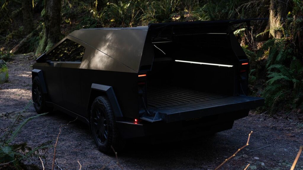 The Cap by Space Campers Lets You Sleep in Tesla Cybertruck