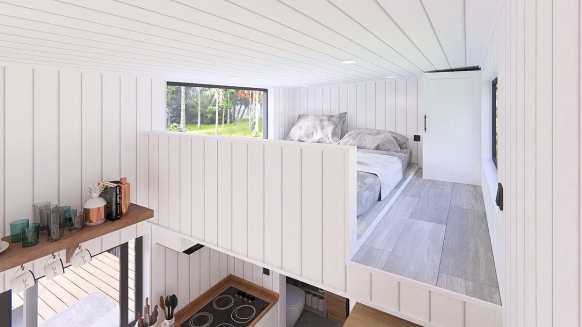 Two-Loft Tesla Tiny House Proves Why Less is More