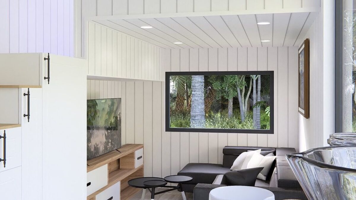 Two-Loft Tesla Tiny House Proves Why Less is More