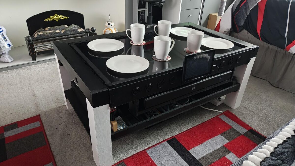 DIYer Builds Interactive Multimedia Coffee Table for Under $700
