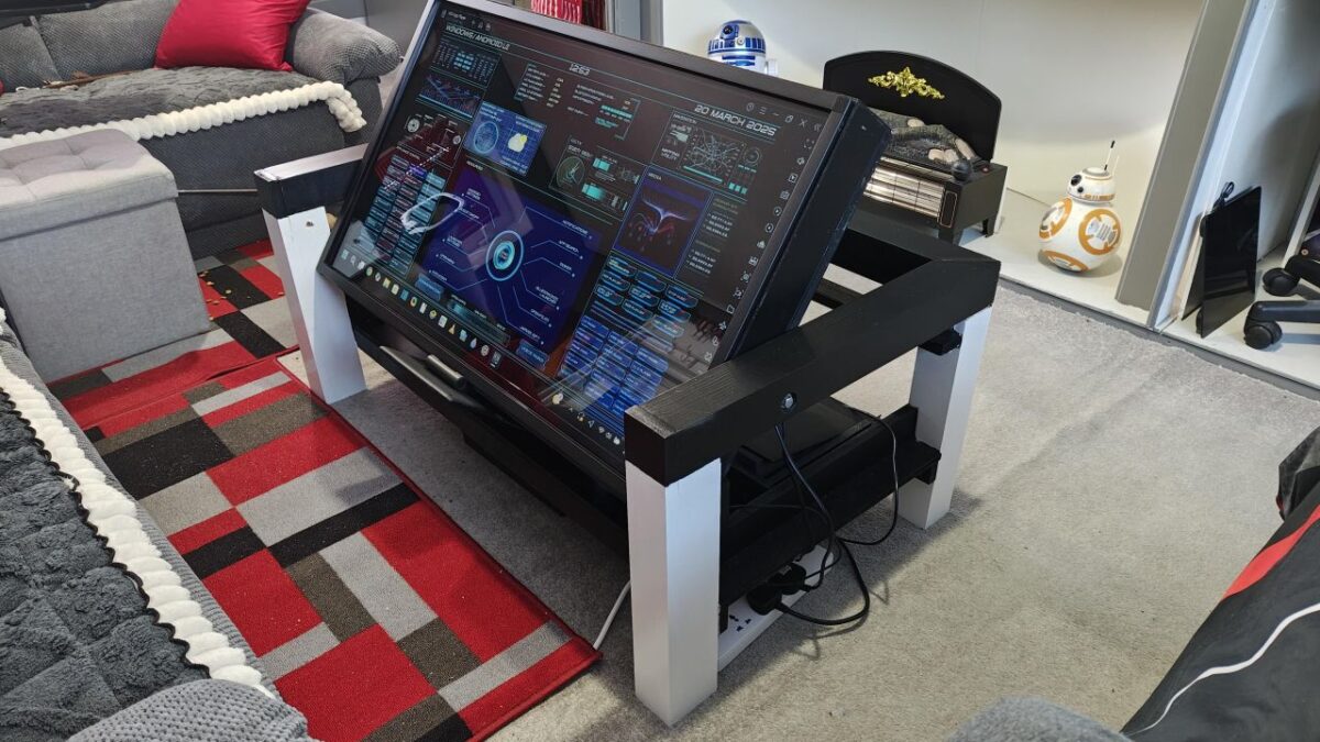 DIYer Builds Interactive Multimedia Coffee Table for Under $700
