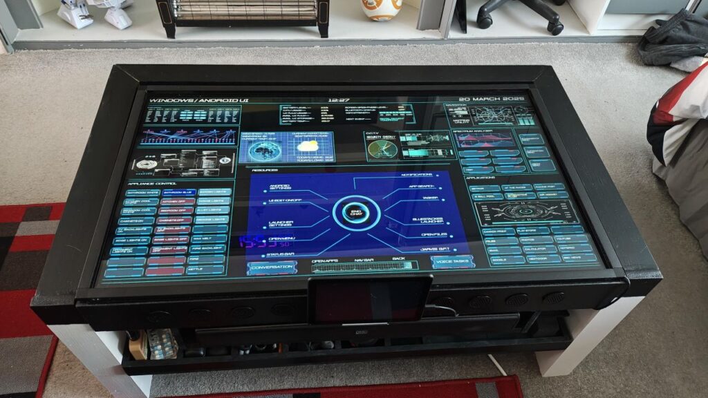 DIYer Builds Interactive Multimedia Coffee Table for Under $700