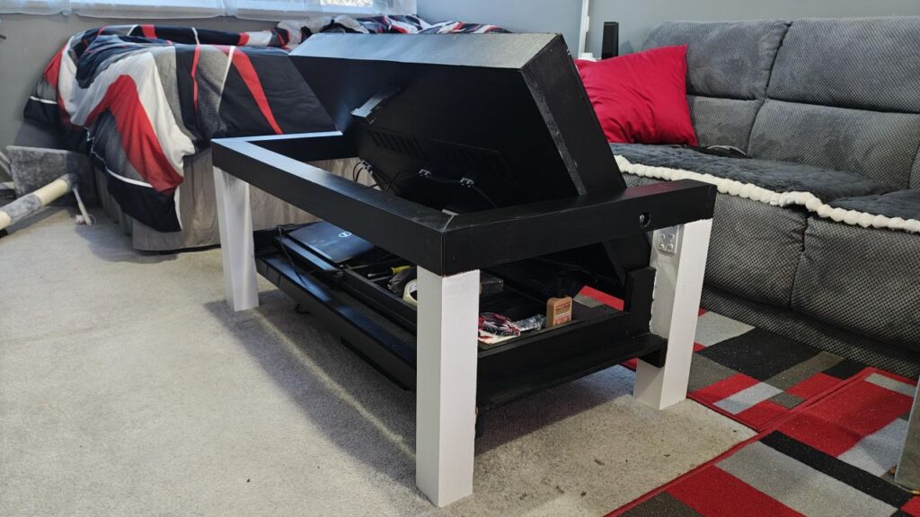 DIYer Builds Interactive Multimedia Coffee Table for Under $700