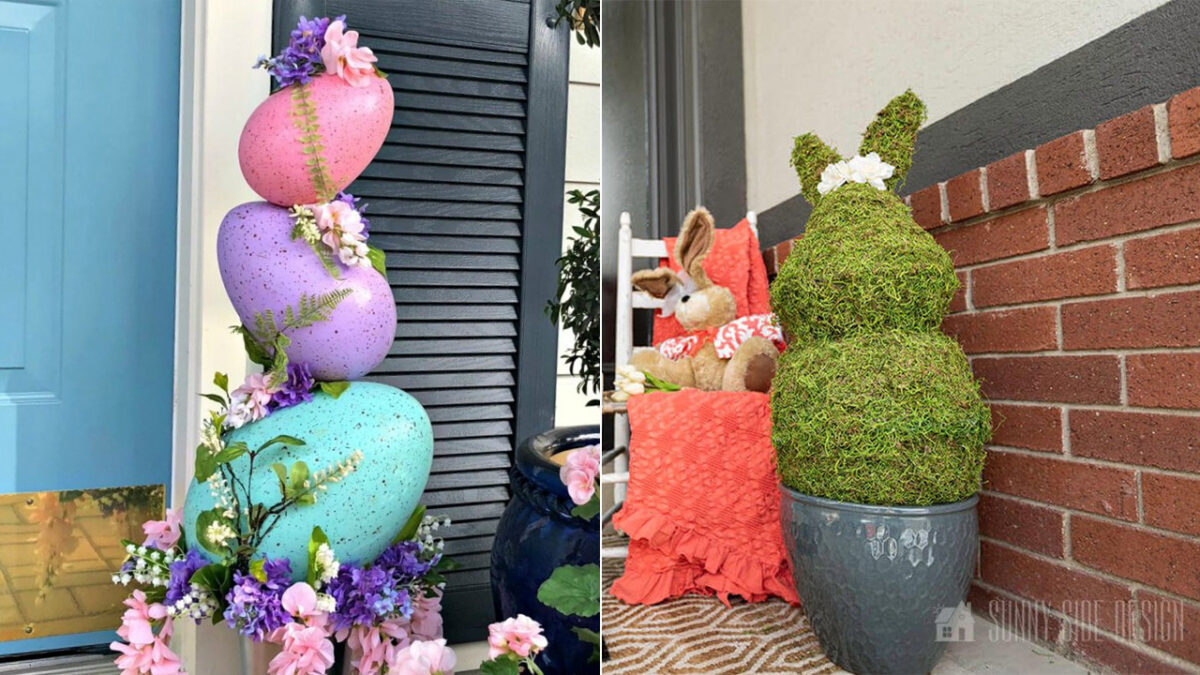 10 Eggciting Outdoor Easter Decorations to Try This Spring
