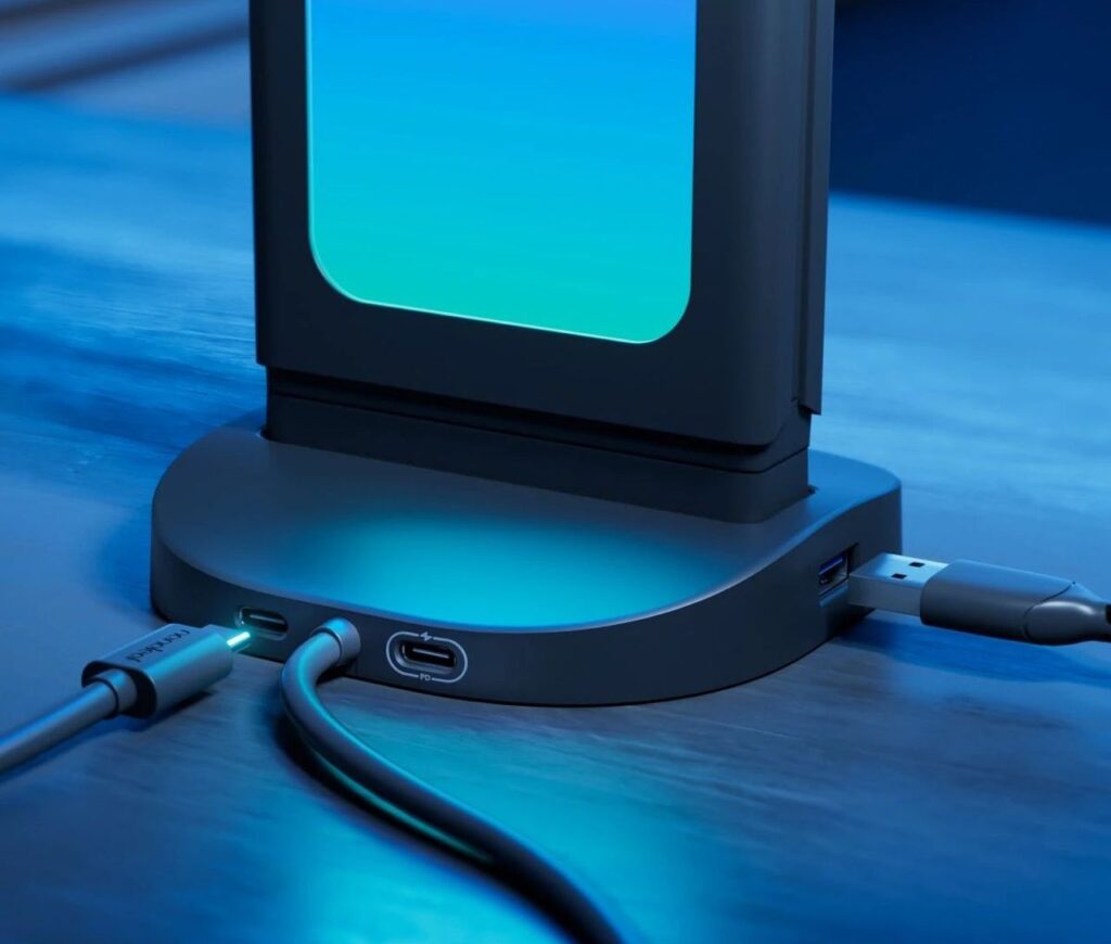 Nanoleaf Pegboard Desk Dock Doubles as Charging Station