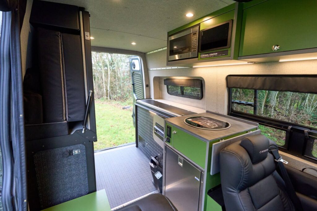Overnight Van Conversion With Murphy Bed, Roof Tent Sleeps 4