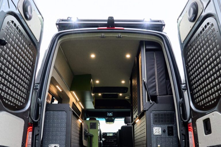 Overnight Van Conversion With Murphy Bed, Roof Tent Sleeps 4