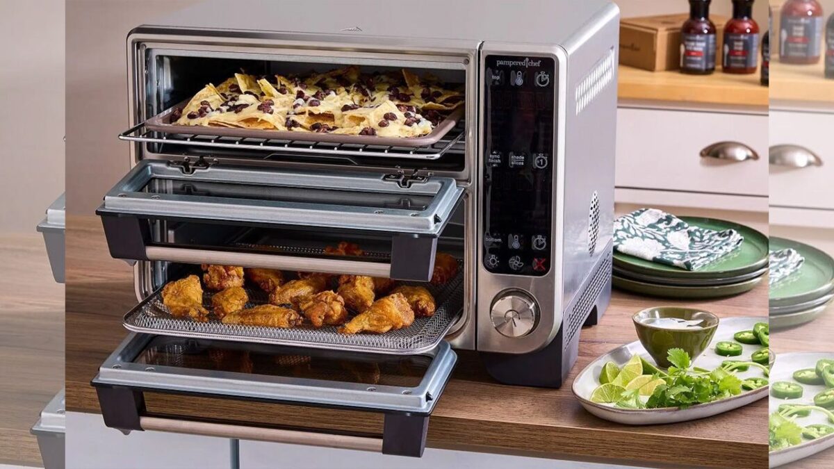 Pampered Chef Spring 2025 Collection has Deluxe Air Fryer-Oven
