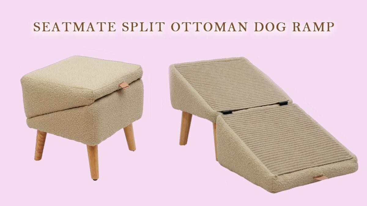 SeatMate Split is Stylish Ottoman That Doubles as Dog Ramp