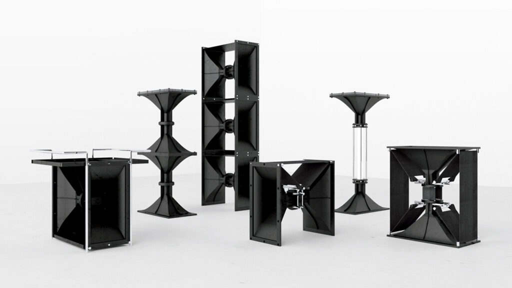 Horn Furniture Collection is Made From Discarded Speaker Parts