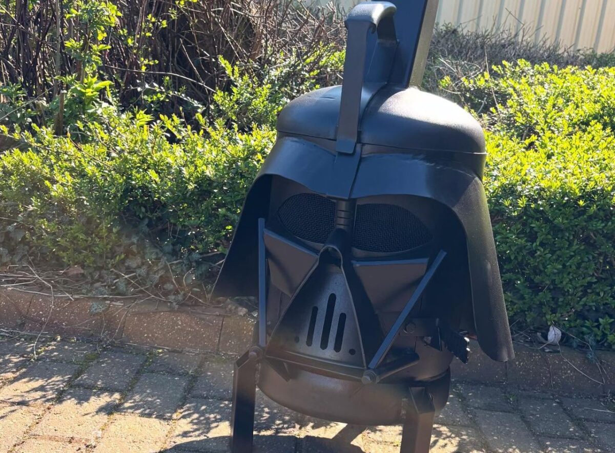 This Darth Vader Grill and Wood Burner Calls You to the Dark Side