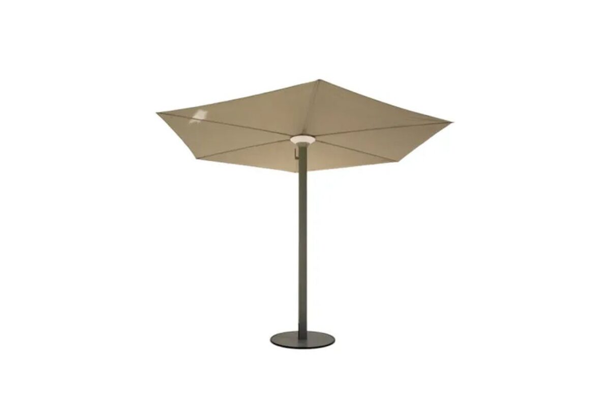 Anamon Parasol Folds Down the Umbrella Inside Its Pole