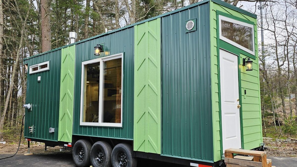 Brightside Tiny House is a Story in Color Inside-Out