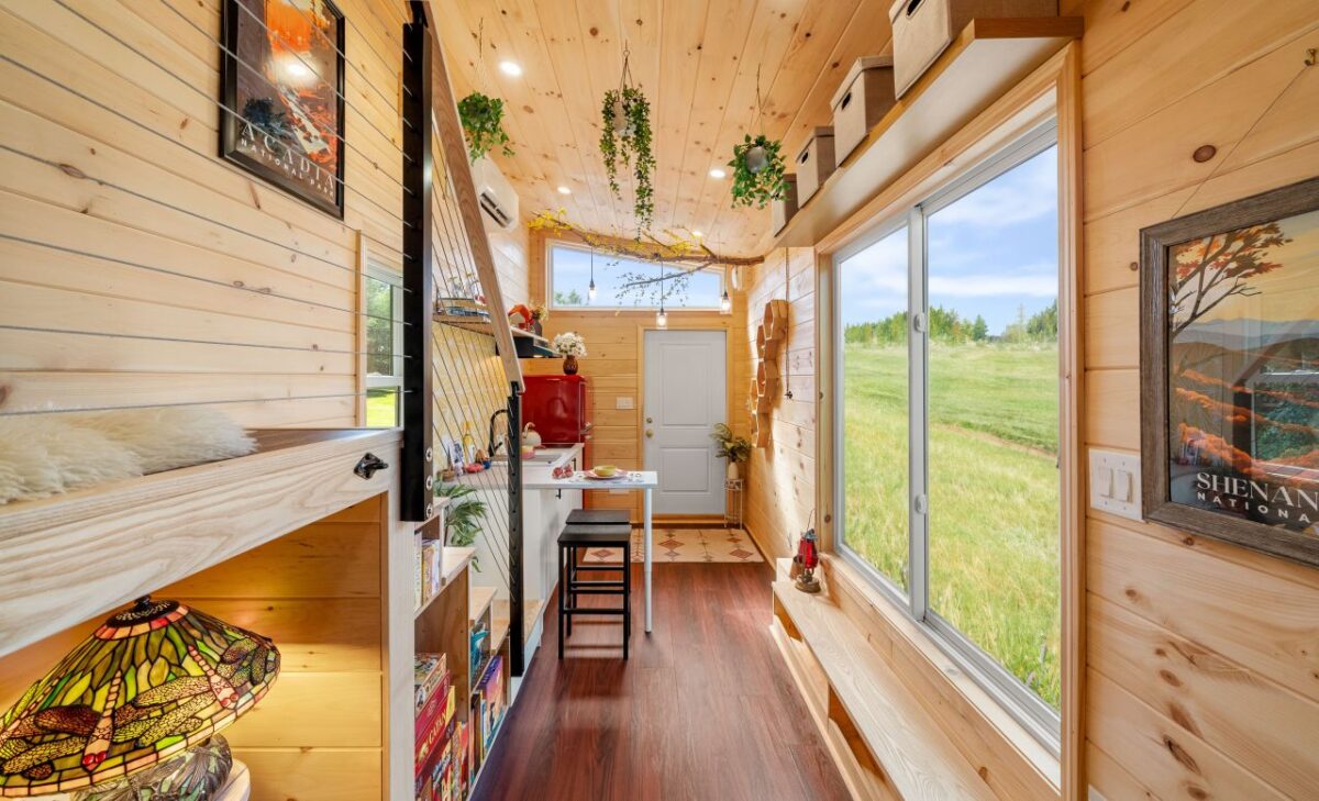 Brightside Tiny House is a Story in Color Inside-Out