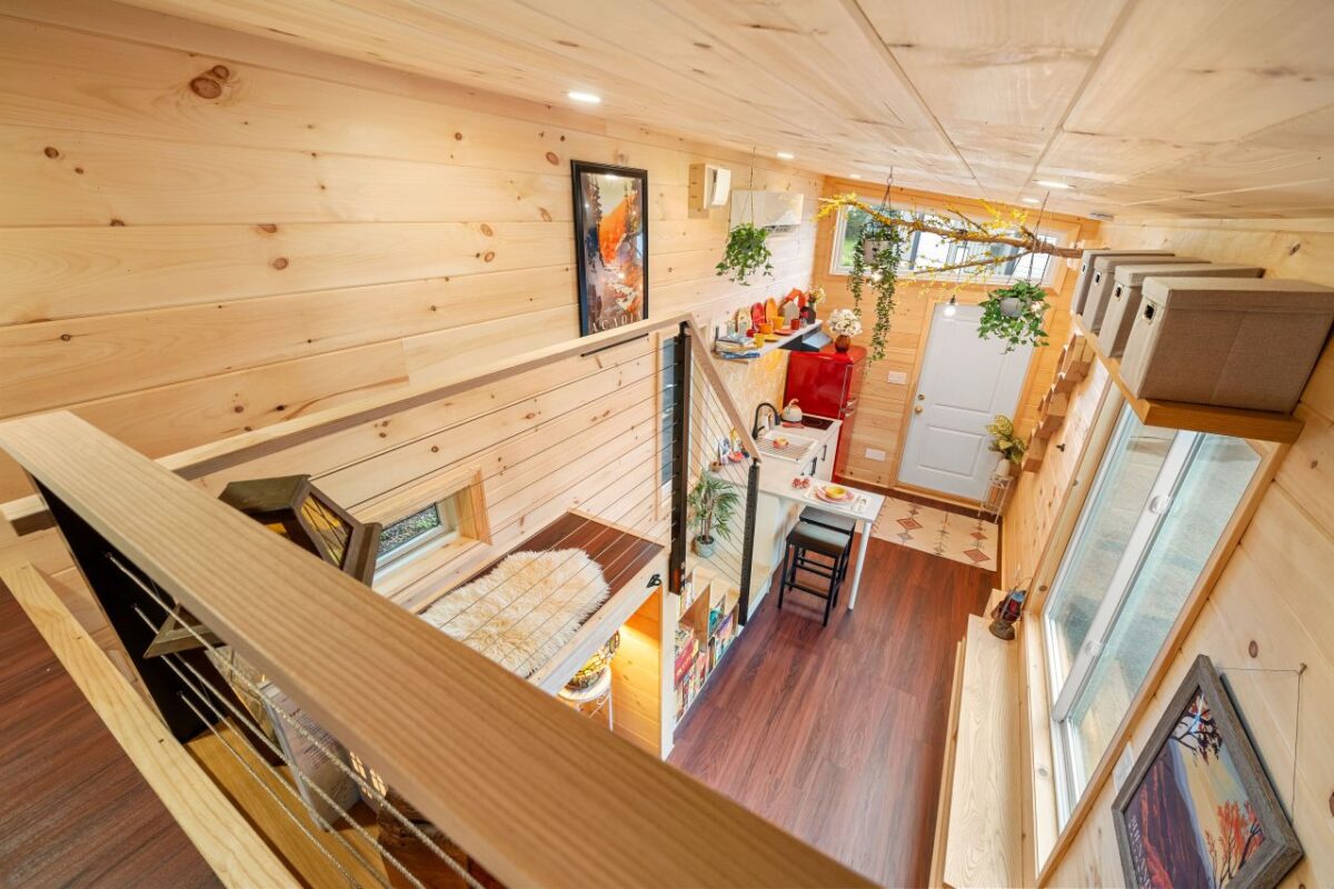 Brightside Tiny House is a Story in Color Inside-Out