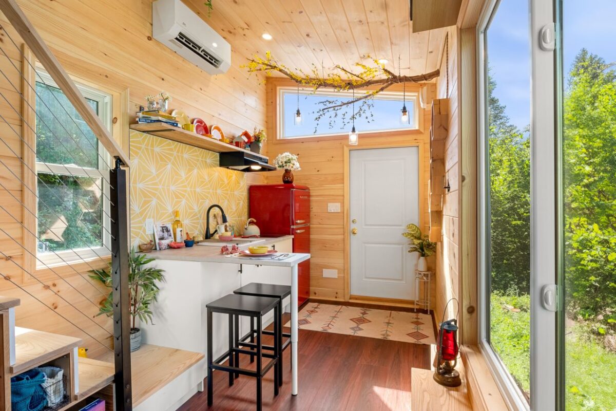 Brightside Tiny House is a Story in Color Inside-Out