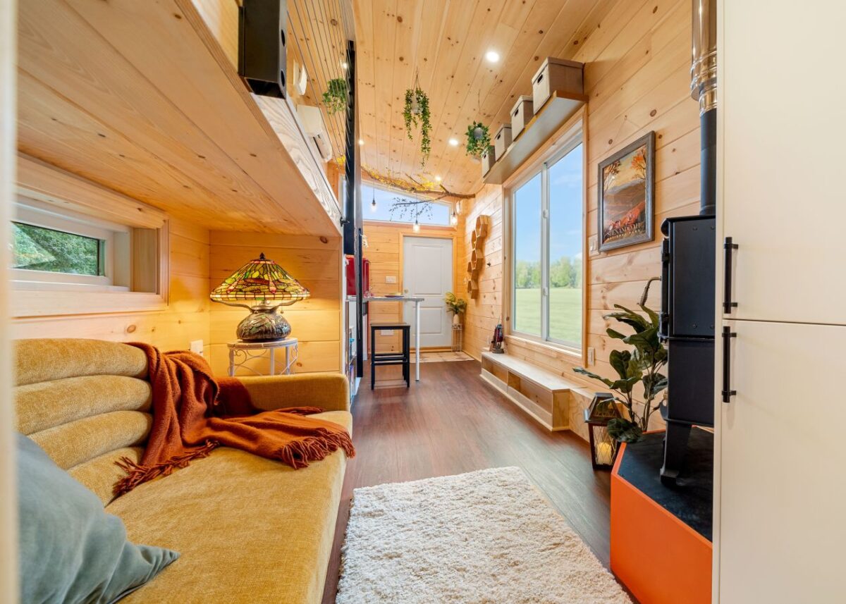 Brightside Tiny House is a Story in Color Inside-Out
