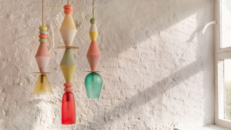 Carnival Collection of Pendant Lights is Sculpturally Defined