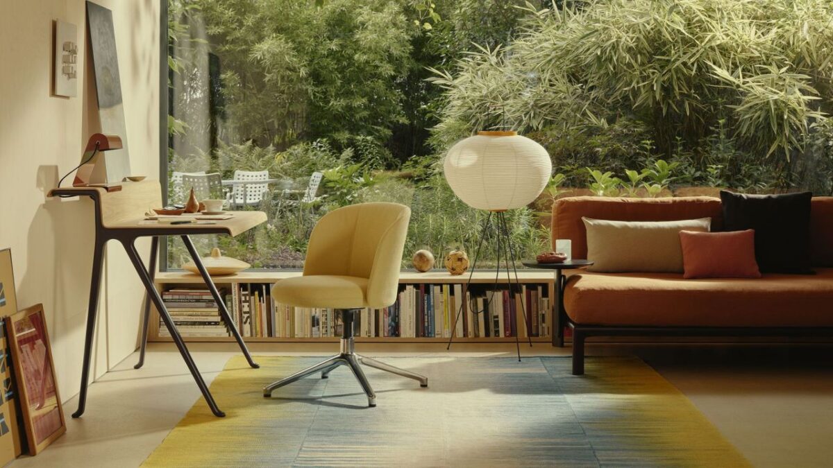 Courier Desk by Ronan Bouroullec for Vitra Features Curvy Form