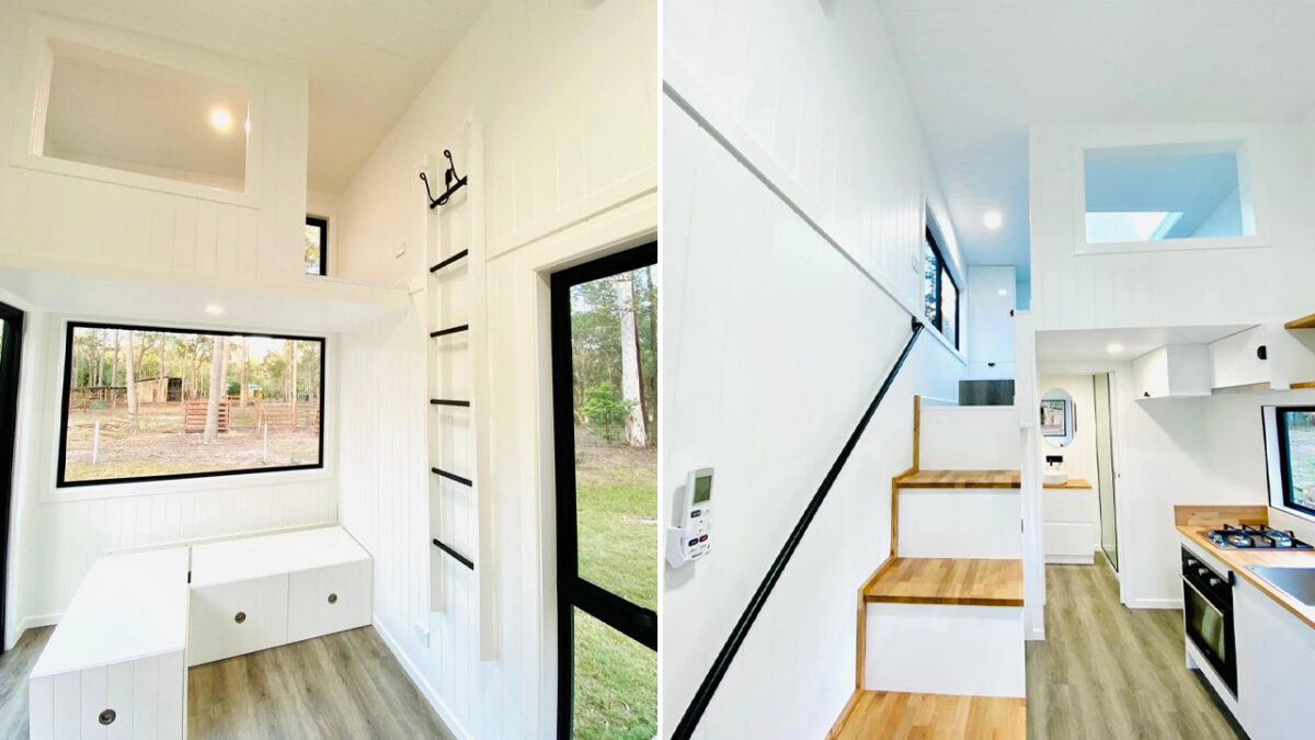 Dual-Loft Avanti Plus Tiny House is in Harmony With Nature