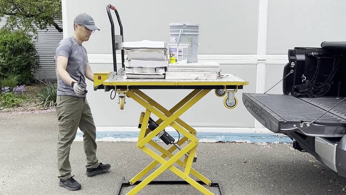 Lift & Slide Cart Slides Cargo Onto Truck Bed and Travels Along