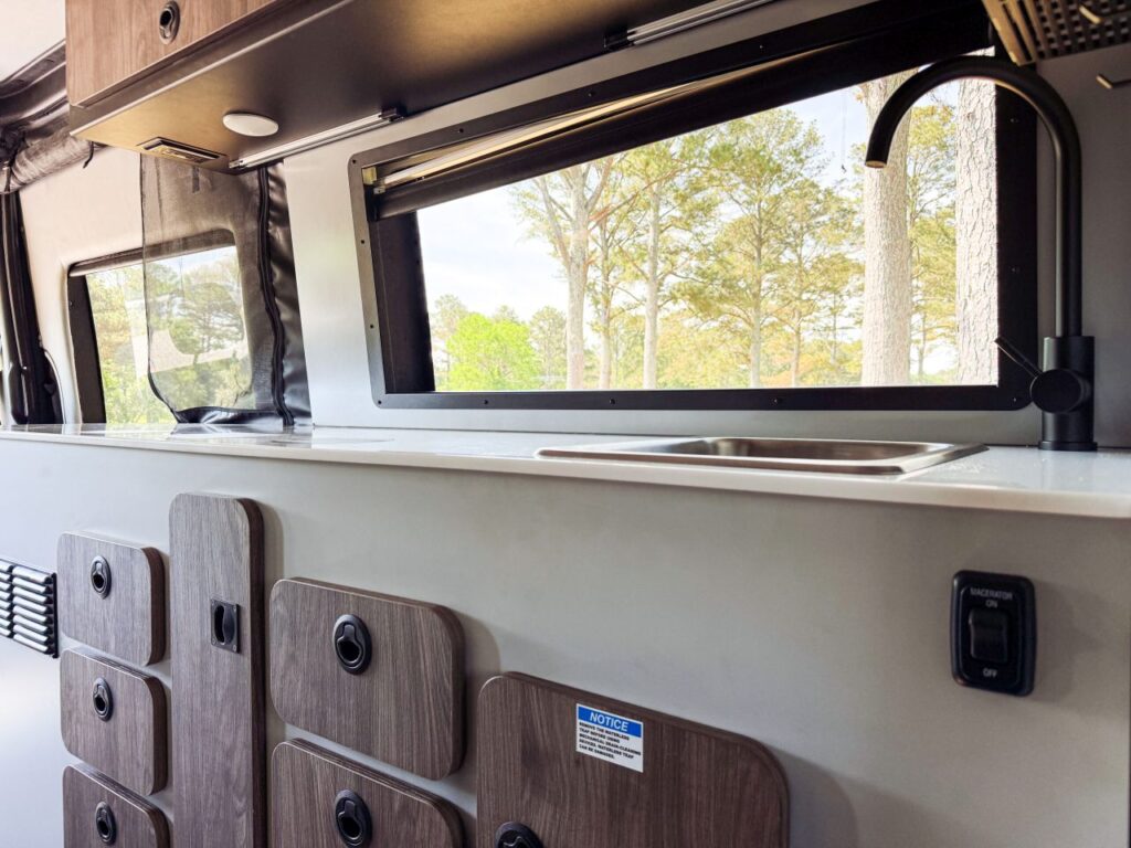 Tiffin GH2 Camper Van Built on Sprinter Chassis has Large Interior