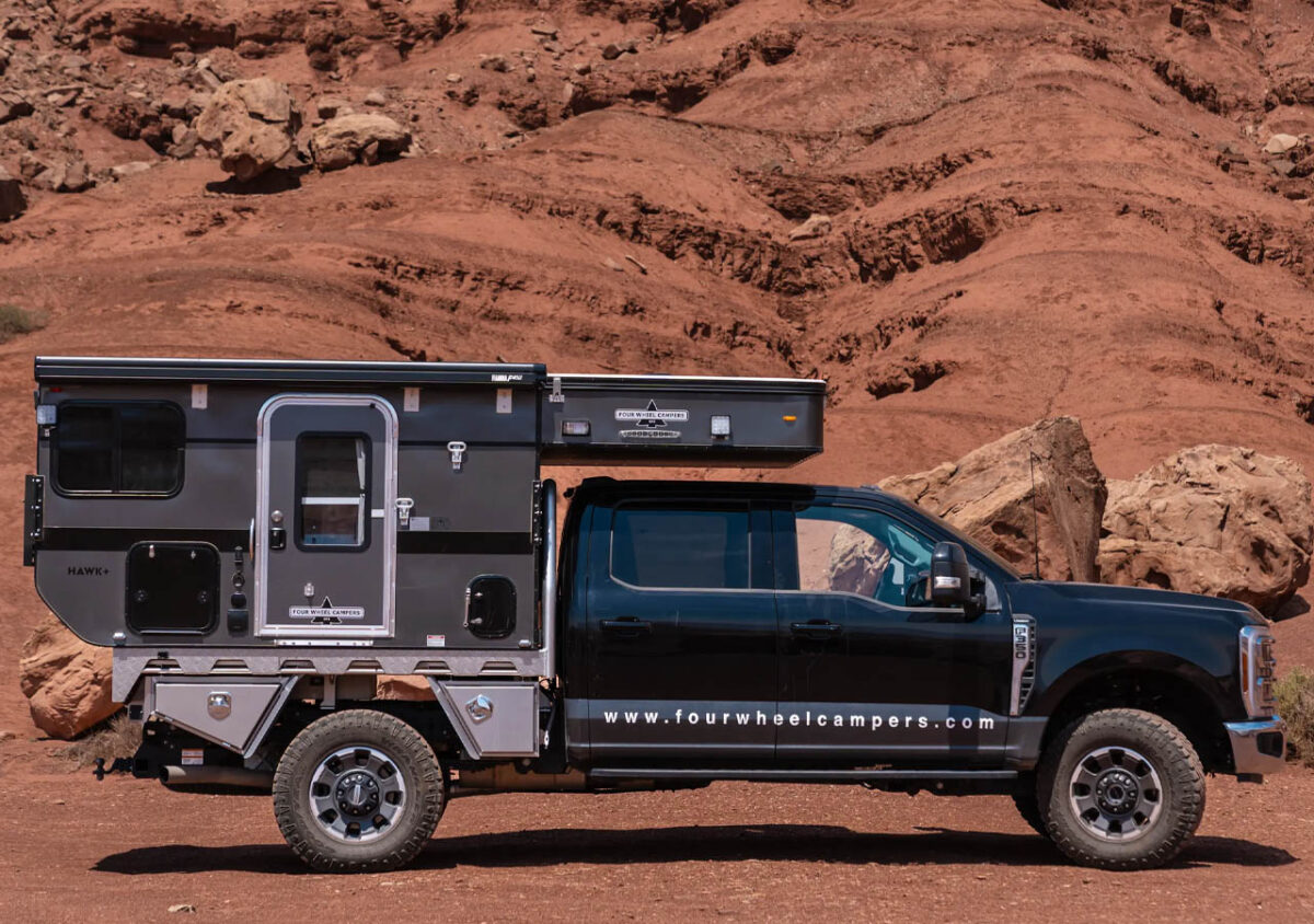 Hawk+ Pop-Up Flatbed Camper Maximizes Every Inch of Space