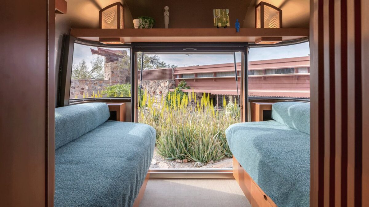 Airstream x Frank Lloyd Wright RV is Inspired by Usonia Aesthetics
