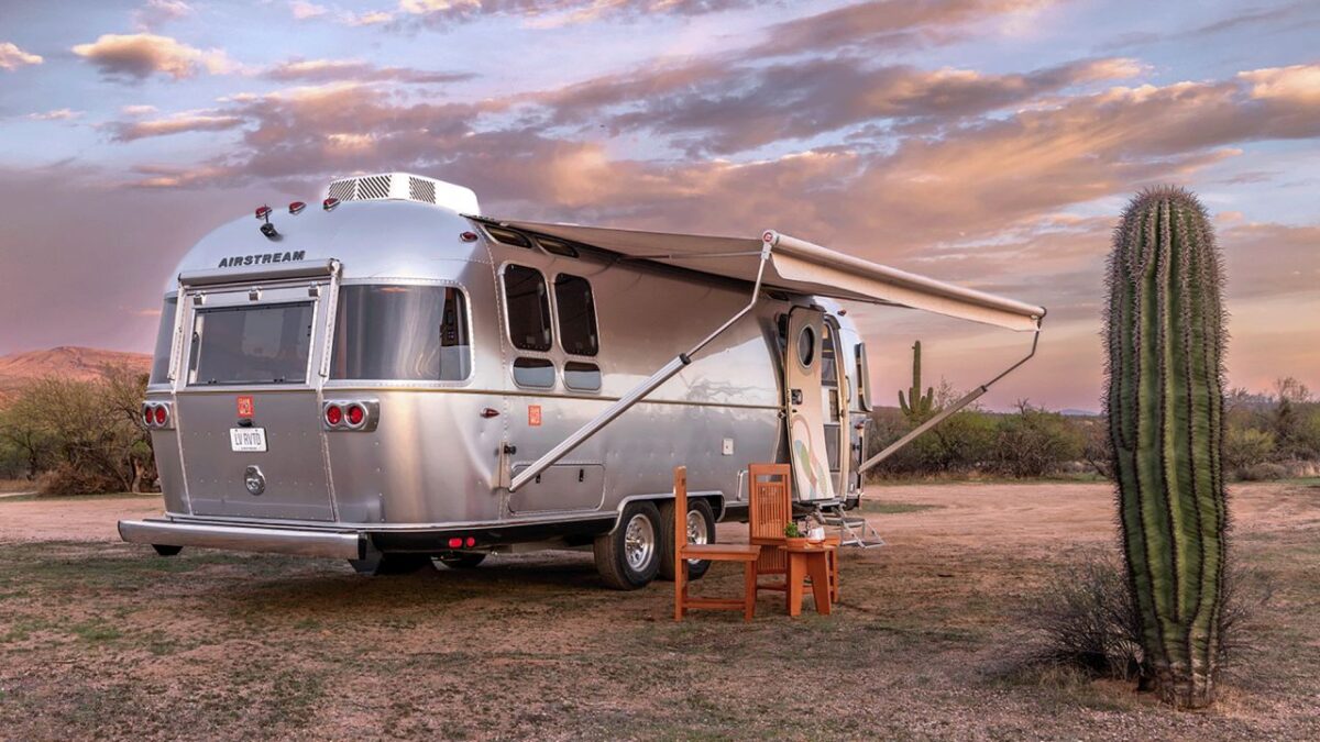 Airstream x Frank Lloyd Wright RV is Inspired by Usonia Aesthetics