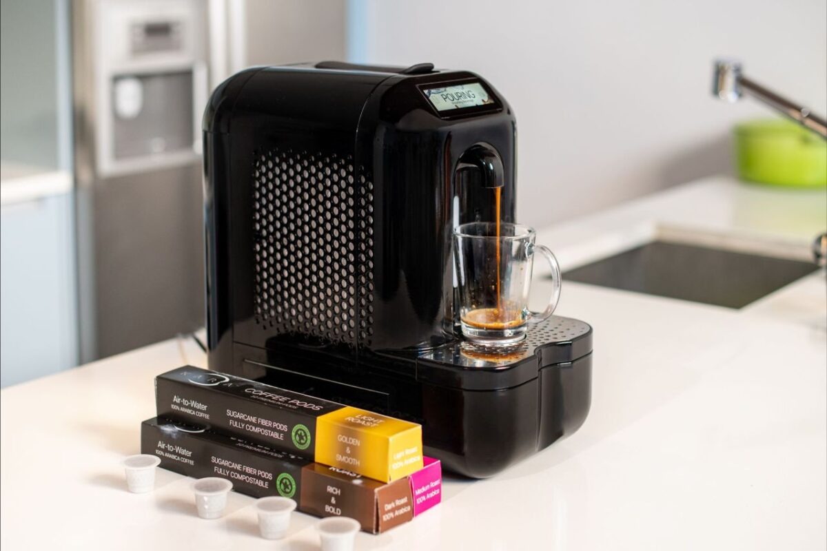 Kara Pod Generates Pure Water From Air, Brews Coffee With It