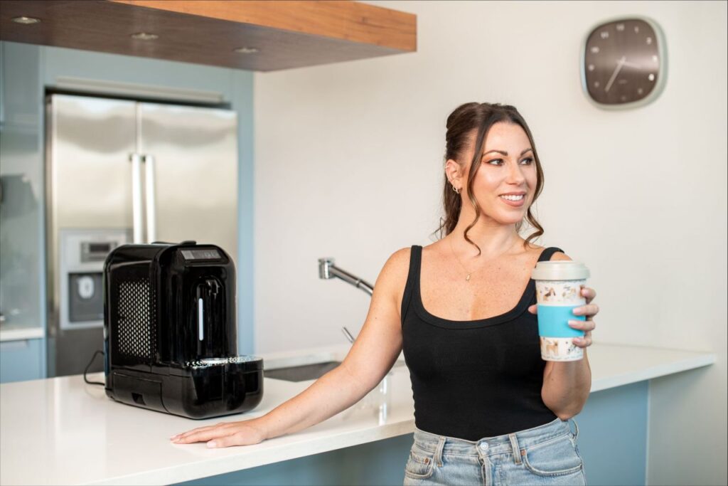 Kara Pod Generates Pure Water From Air, Brews Coffee With It