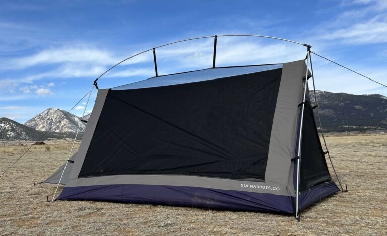 Sky View Backpacker Tent has Transparent Mesh for Stargazing